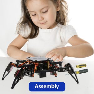 QD020 Quadruped Bionic Spider Robot Kit – ESP8266 for STEM Education ...