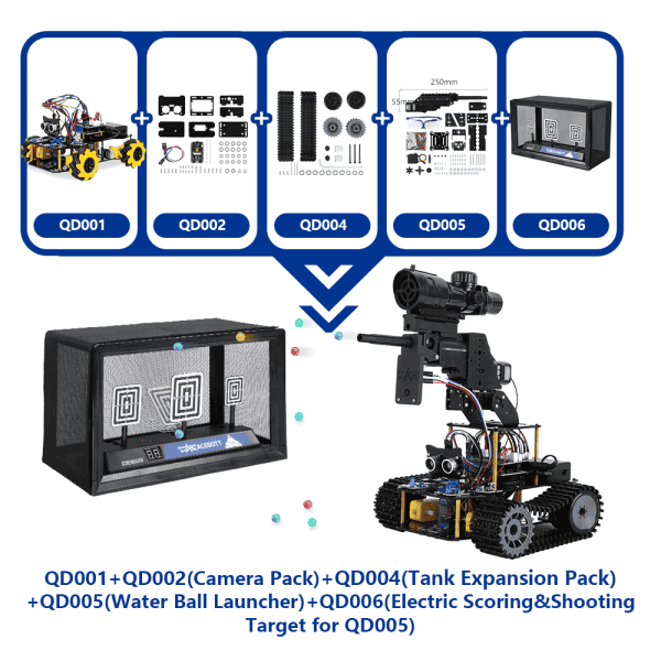 ESP32 Robot Car Starter Kit | 4WD Arduino-Compatible Robot Car - ACEBOTT