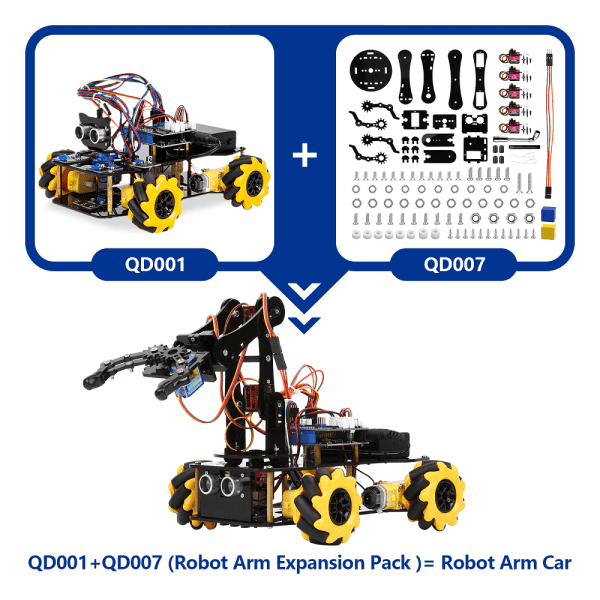 ESP32 Robot Car Starter Kit | 4WD Arduino-Compatible Robot Car - ACEBOTT