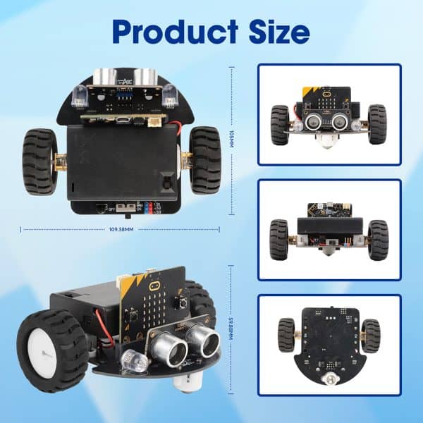 QD024 Micro:bit Robot Car STEM Kit | Micro:bit car kit - ACEBOTT
