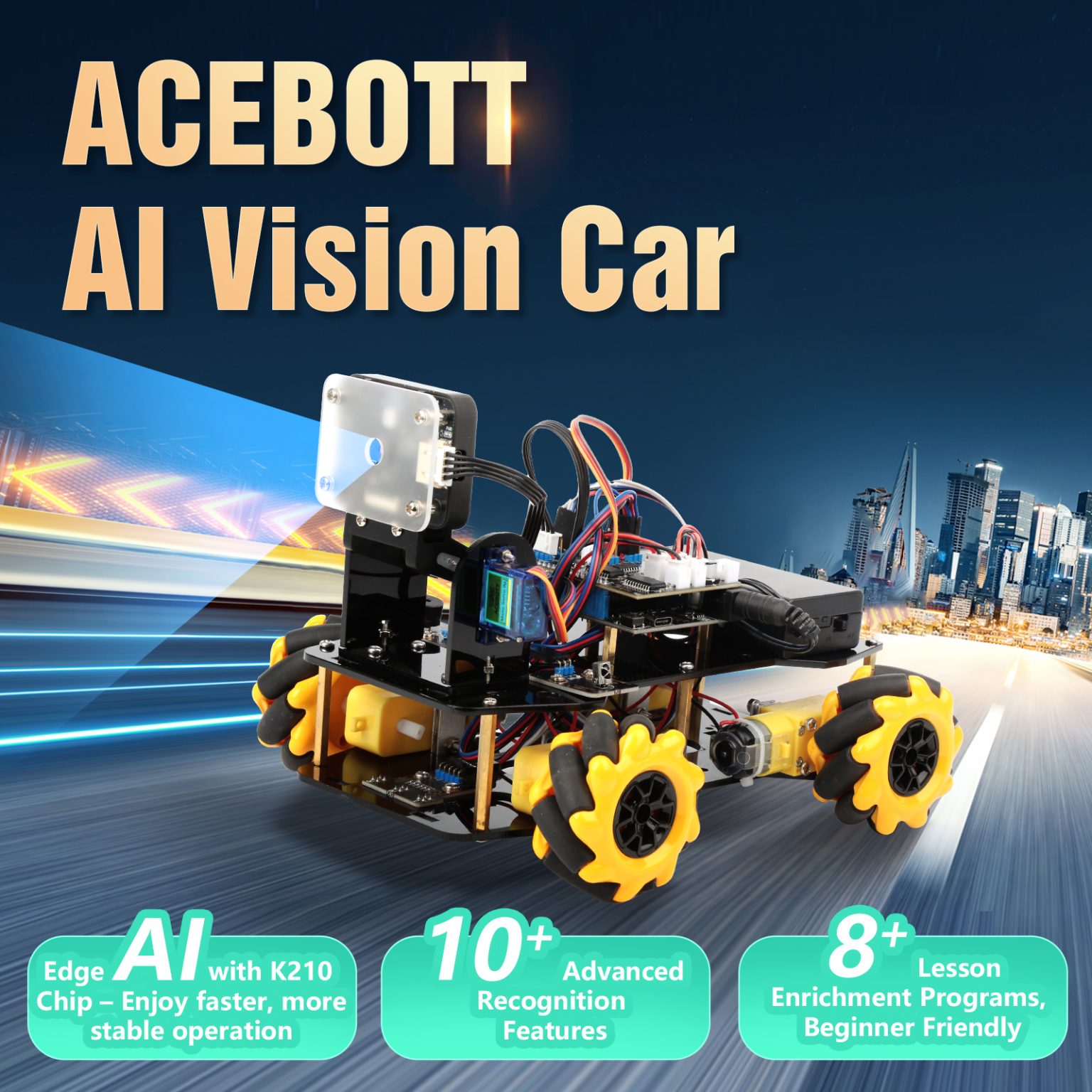 QD003 STEM AI Vision Car Kit – ACEBOTT